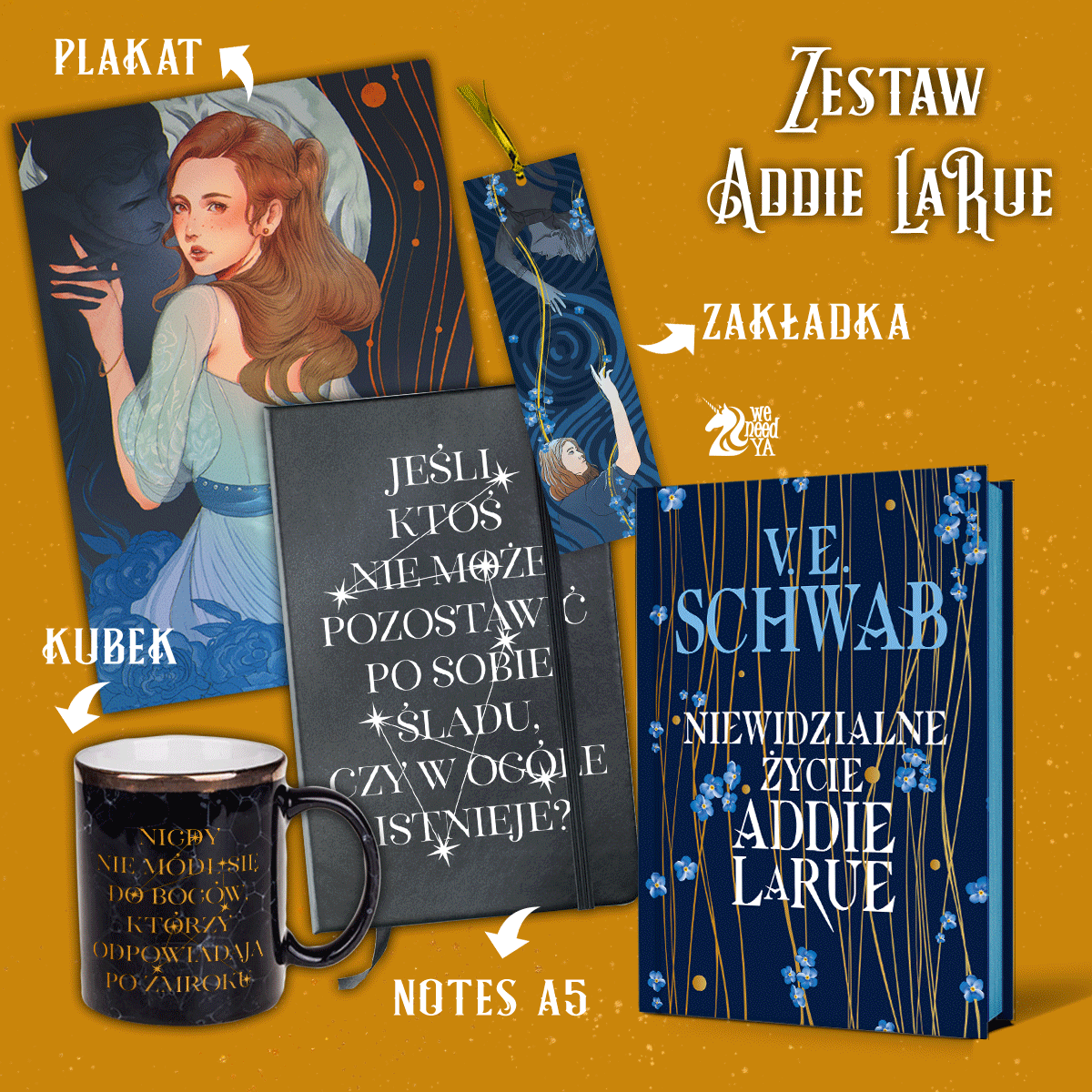 Zestaw Addie LaRue - Victoria Schwab | Księgarnia Wydaje nam się