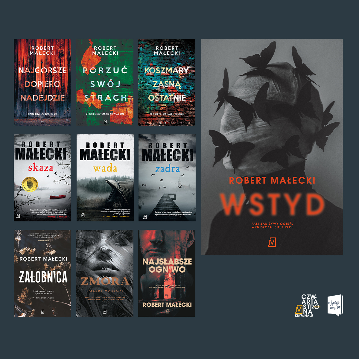 Pakiet kryminalny Małeckiego - Robert Małecki | Księgarnia Wydaje nam się